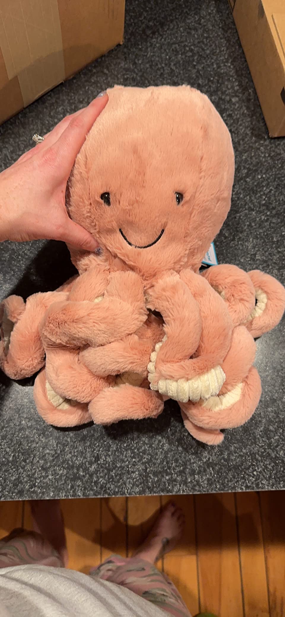 $4/mo - Finance Jellycat Odell Octopus Stuffed Animal, Tiny, 6 inches ...