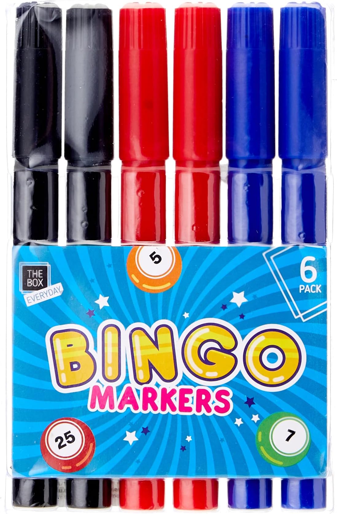 evelay Bingo Dabbers Markers Mixed Colours Pens for Bingo Tickets Games ...