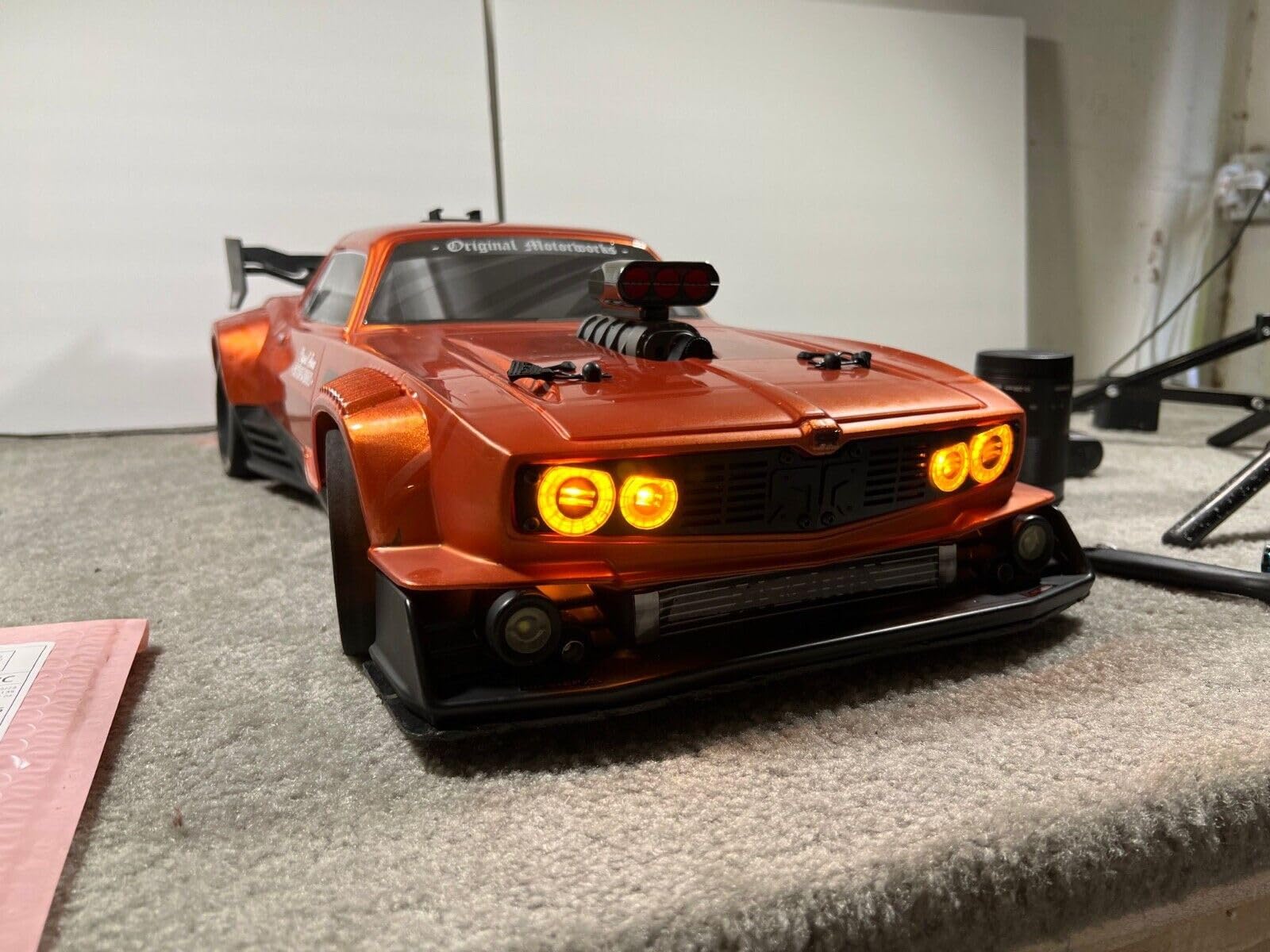 Amazon.com: Scale headlights + Grill for Arrma Felony Lights Led Plug ...