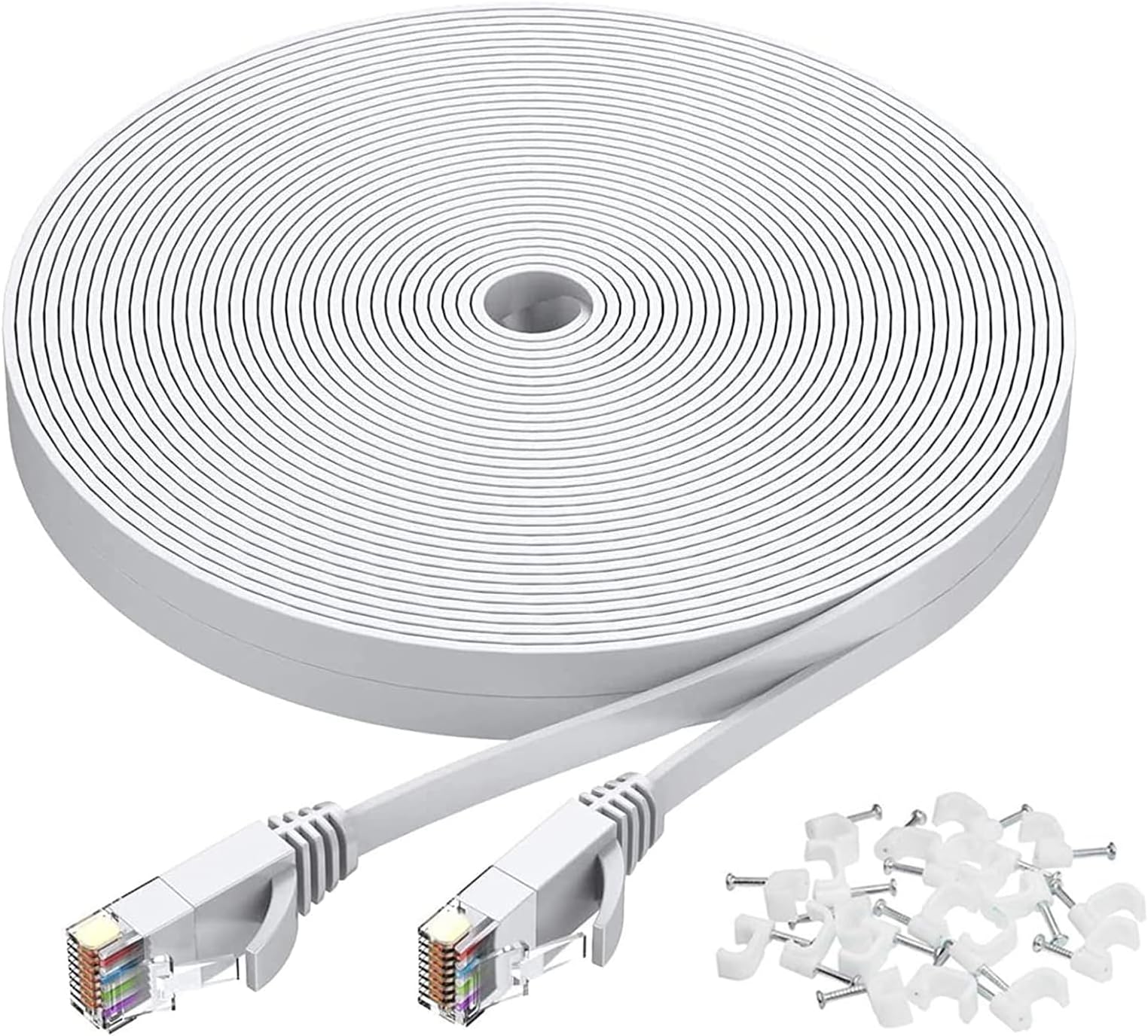 Amazon.com: Cat 7 Ethernet Cable 30 ft, High Speed Internet Network ...