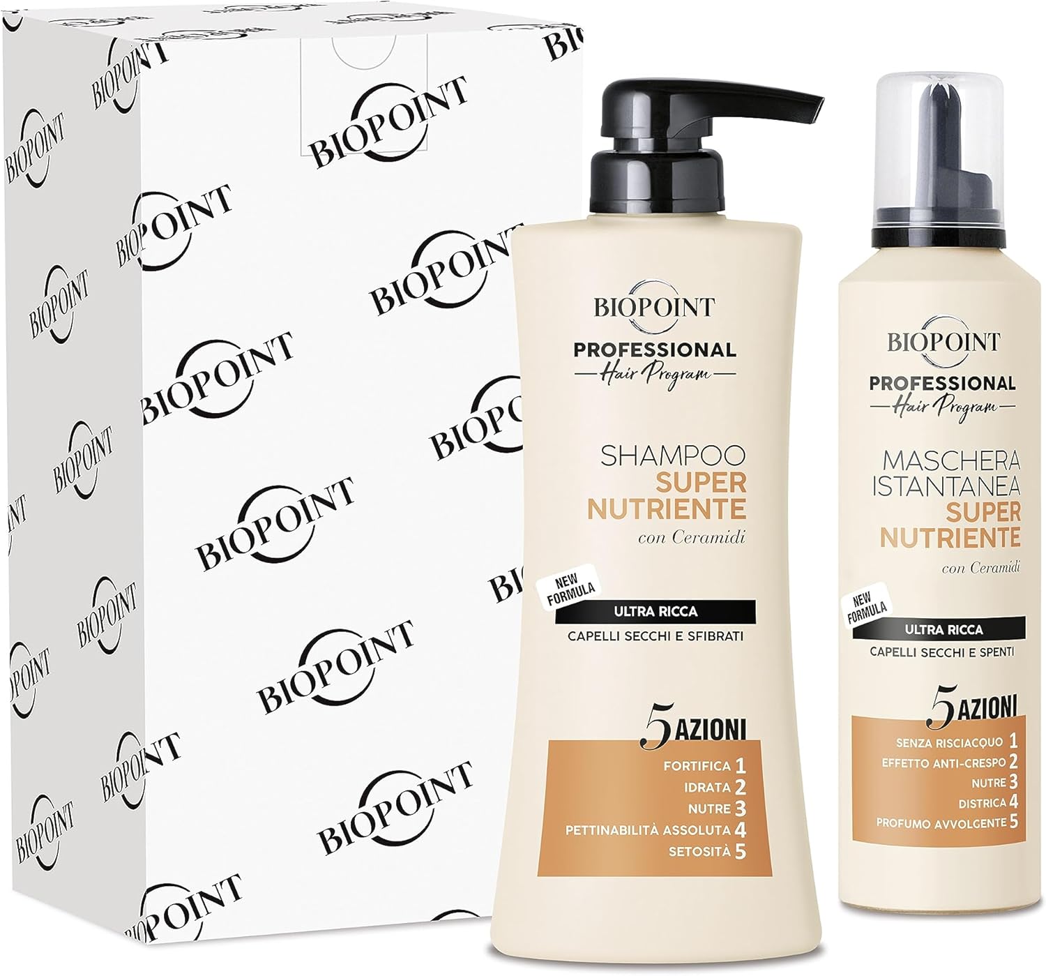 Biopoint Professional Hair Program - Kit SUPER NUTRIENTE, contiene ...