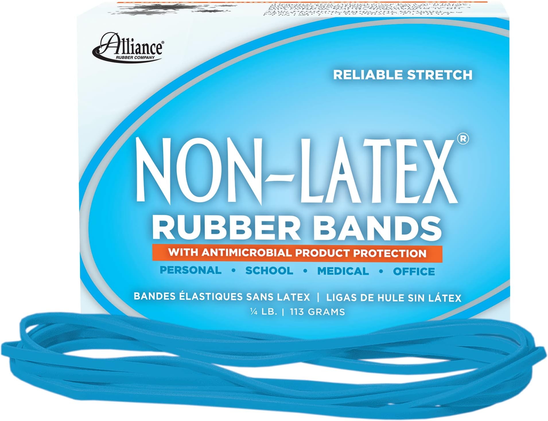 Alliance Non-Latex Latex Rubber Bands with Antimicrobial Protection ...