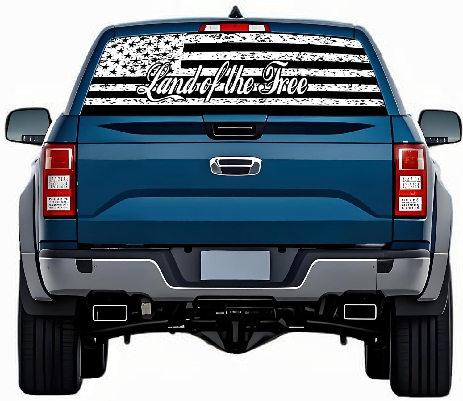 Amazon.com - Tobethay Rear Window Decals for Trucks - 65x17.3 in Back ...