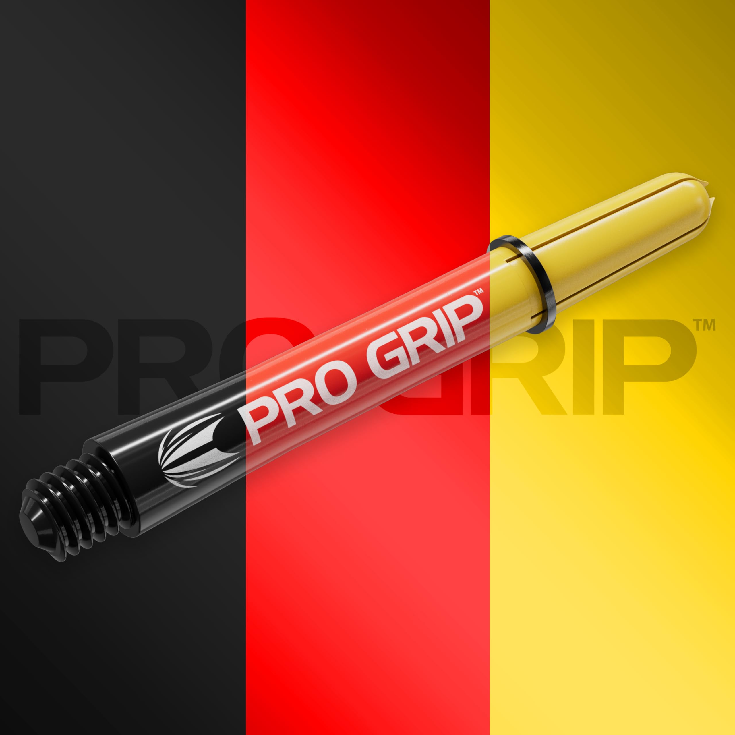 TARGET Darts Pro Grip Shafts Set of 9 | 3 Colours, Black/Yellow/Red ...