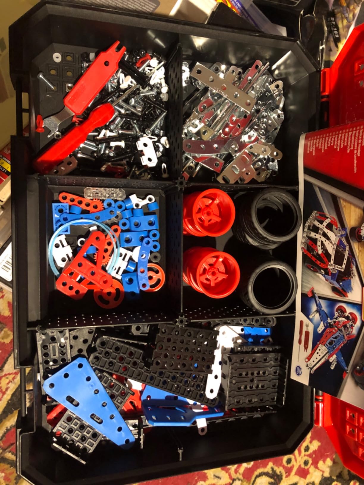 Meccano Maker’s Toolbox, 437-Piece Intermediate STEAM Model Building ...