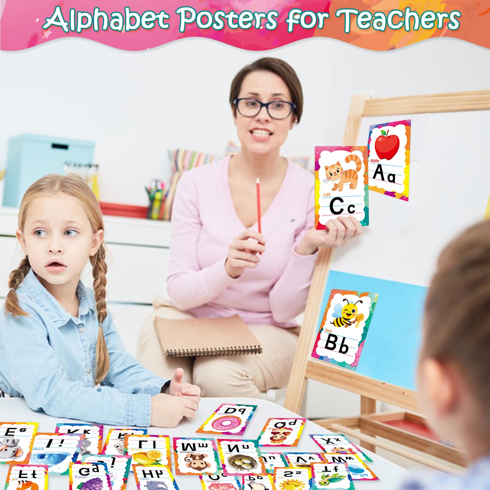 Snapklik.com : Alphabet Letters For Wall - ABC Alphabet Poster ...