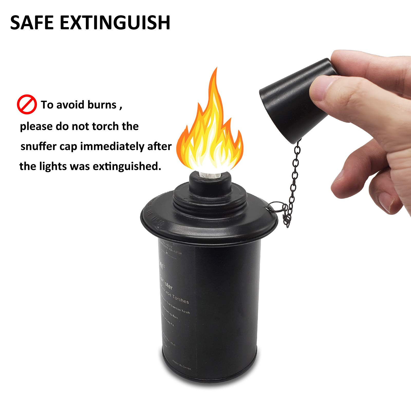 Snapklik.com : Torch Replacement Canisters Set, Bamboo Torch Fuel Can ...