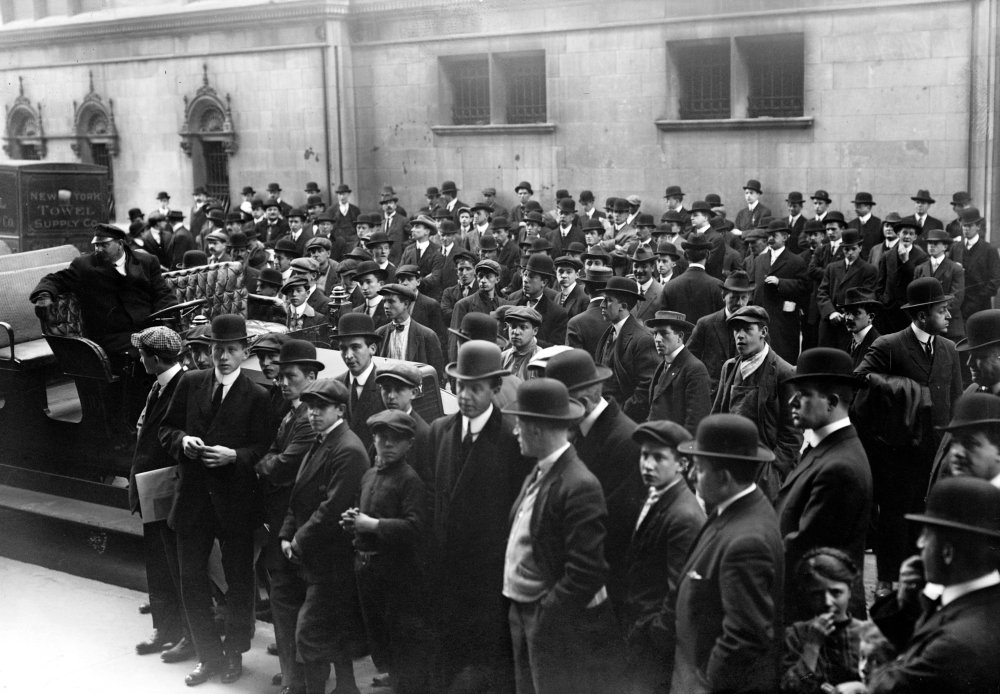 Buy Rosenthal Murder 1912 Na Crowd Outside Of The Courthouse During The ...