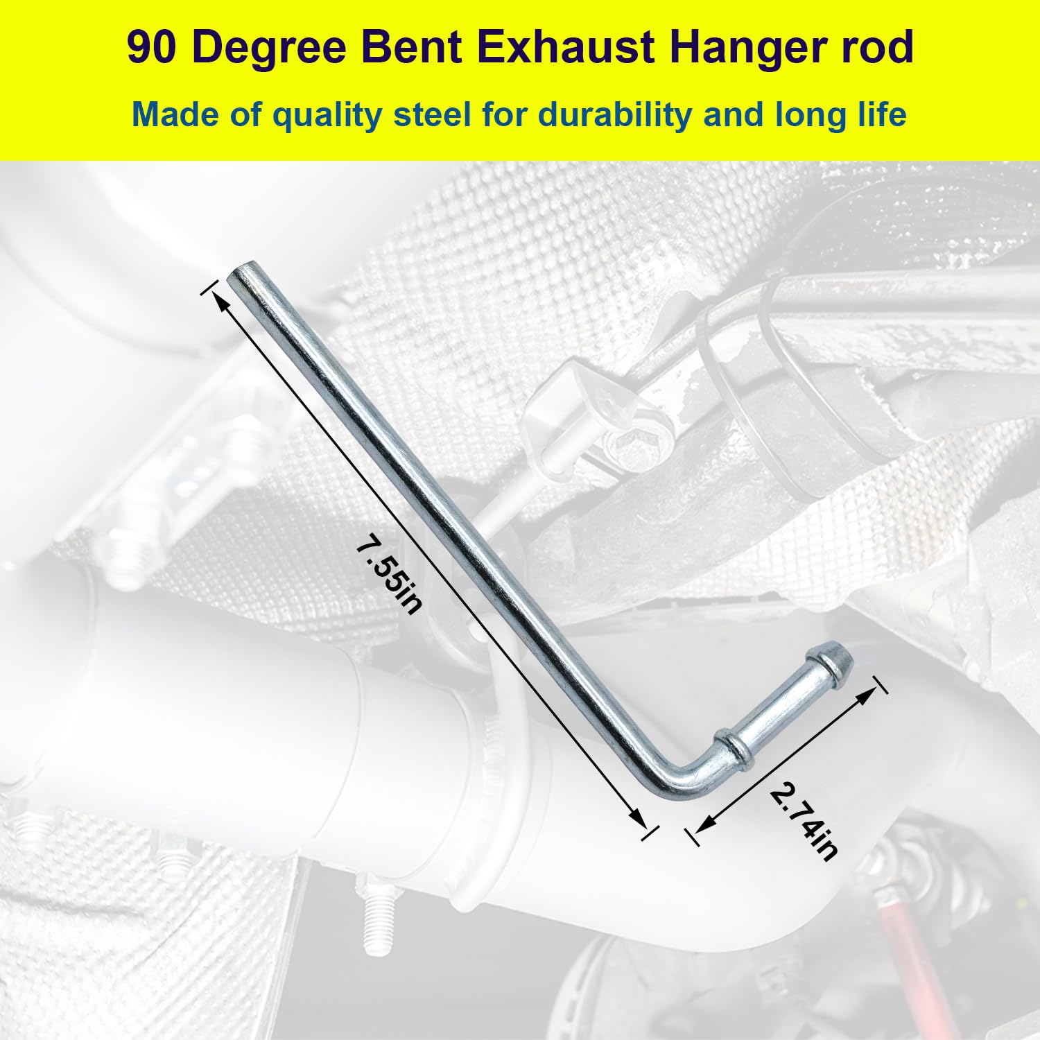 Snapklik.com : 3Inch Exhaust Hanger Kits,2 Holes And 4 Holes Adjustable ...