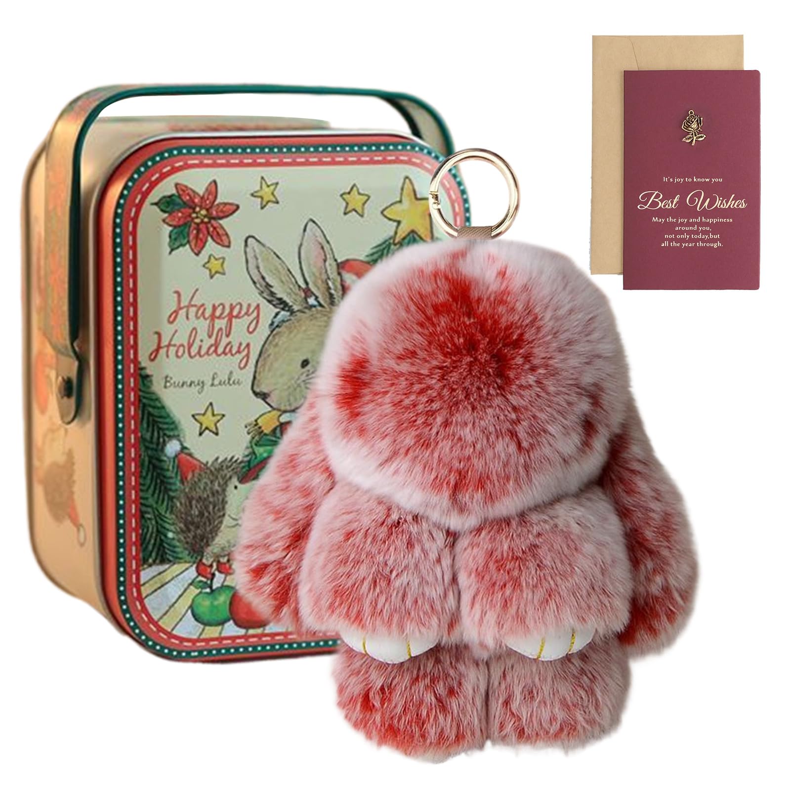 Bunny Lulu Keychain, Bunnylulu Keychain With Box, Soft Bunny Lulu ...