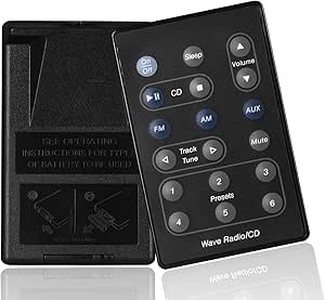 Amazon.com: Remote Control Replacement Compatible with Bose Wave Radio/CD for AWRC-1W AWRC-1G ...
