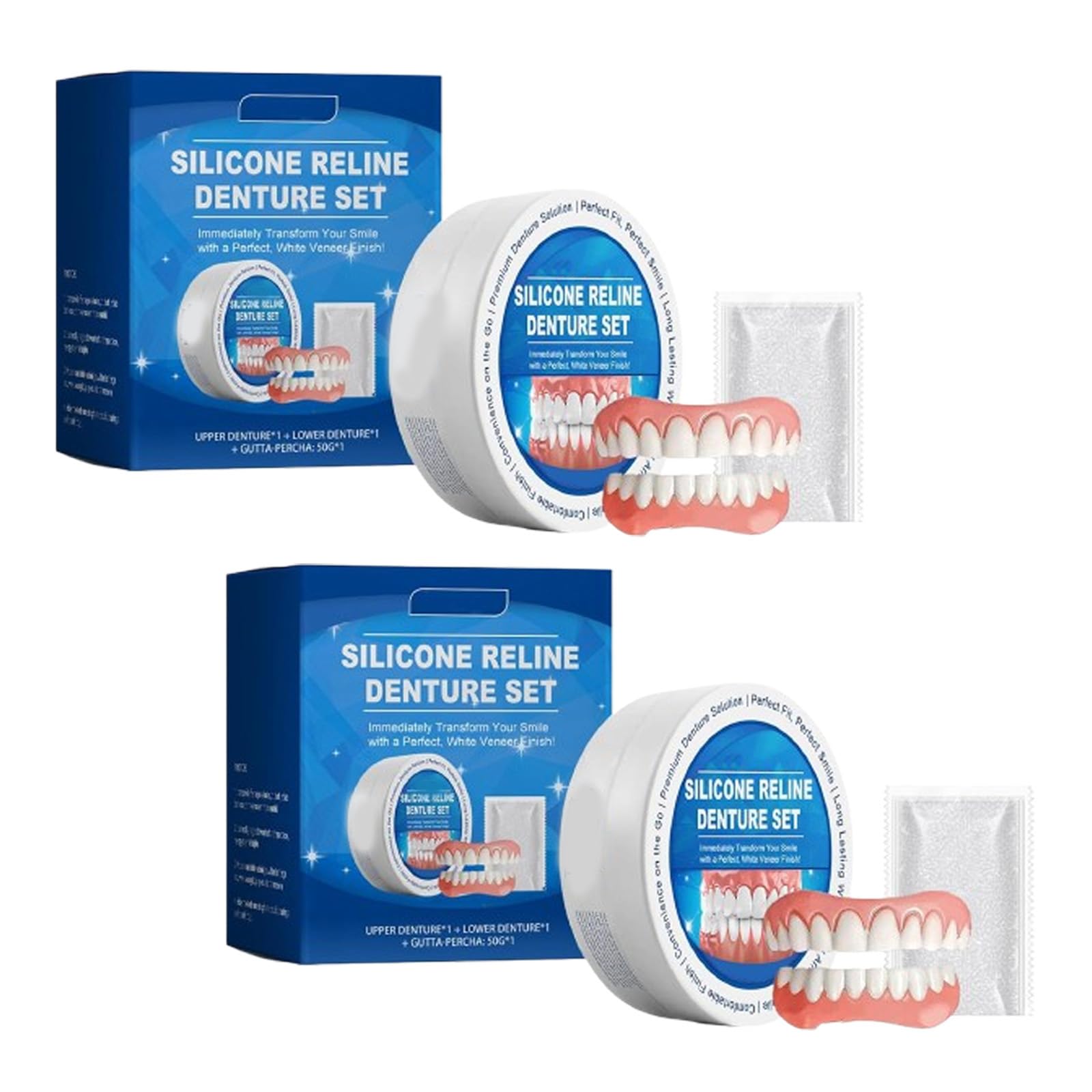 Amazon.com : Silicone Reline Denture set, Denture silicone Reline Kit ...