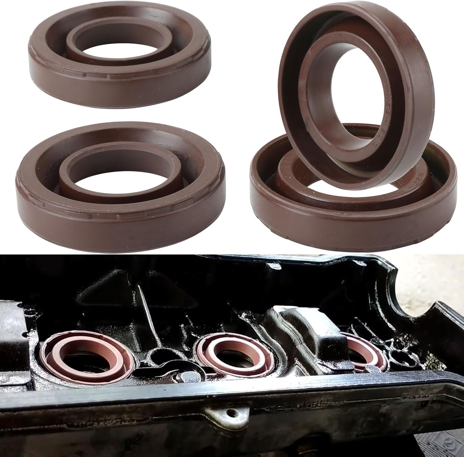 Amazon.com: 11193-15010 Spark Plug Tube Seals Valve Cover Gasket for Toyota Corolla 4runner ...