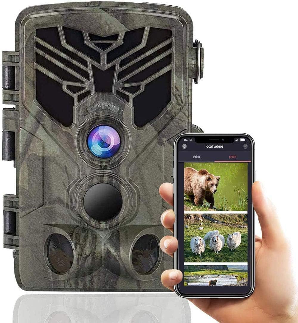 Wildlife Camera WiFi Bluetooth 20MP 1080P Hunting Trail Game Camera ...