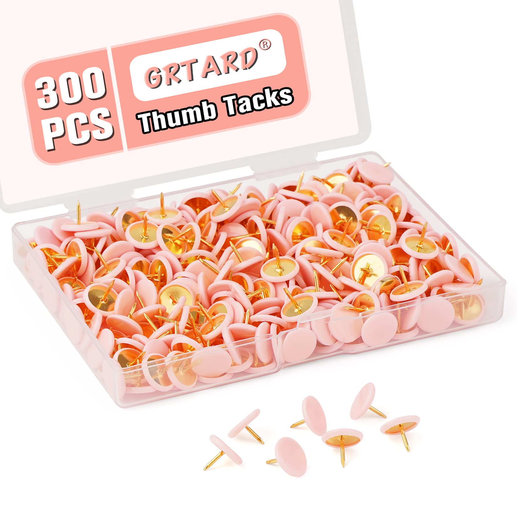 Snapklik.com : 300 Pcs Thumb Tacks, Push Pins For Cork Board, For ...