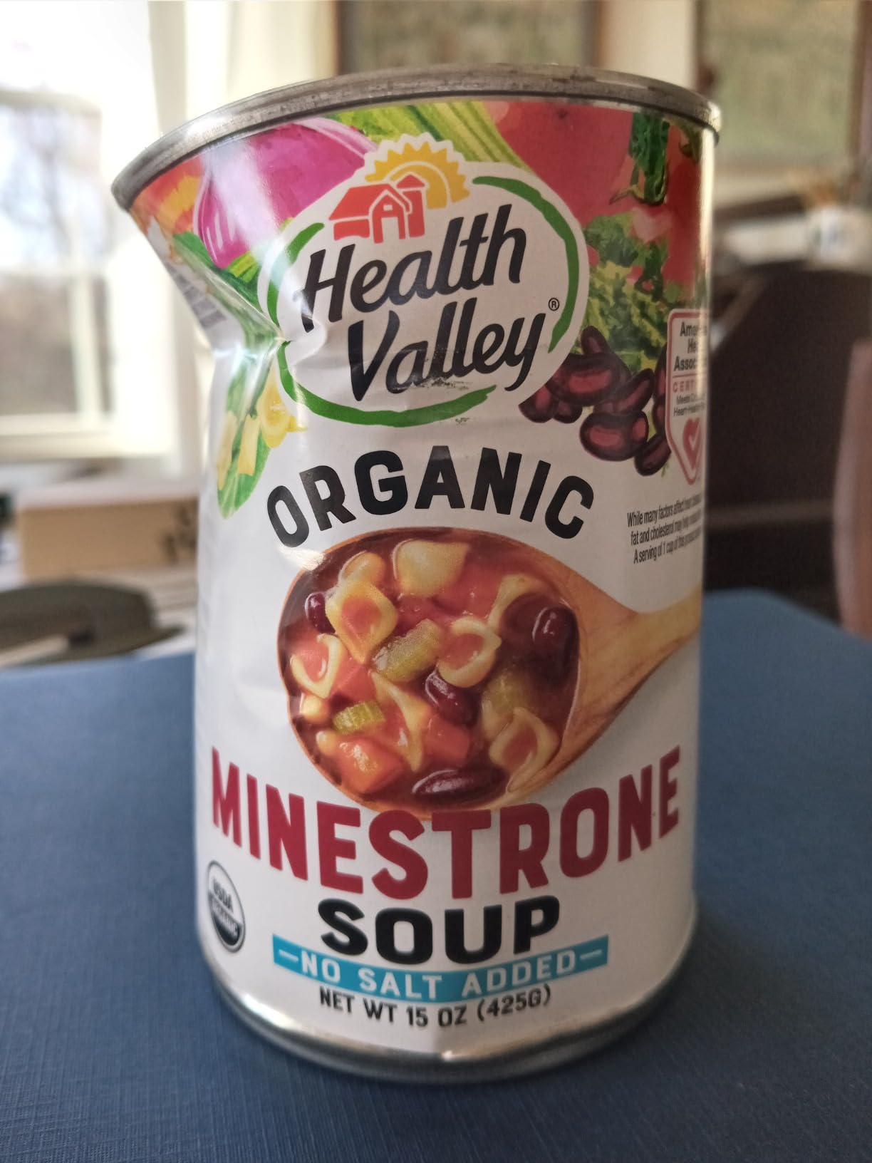 Amazon.com : Health Valley Organic No Salt Added Soup, Minestrone, 15 ...