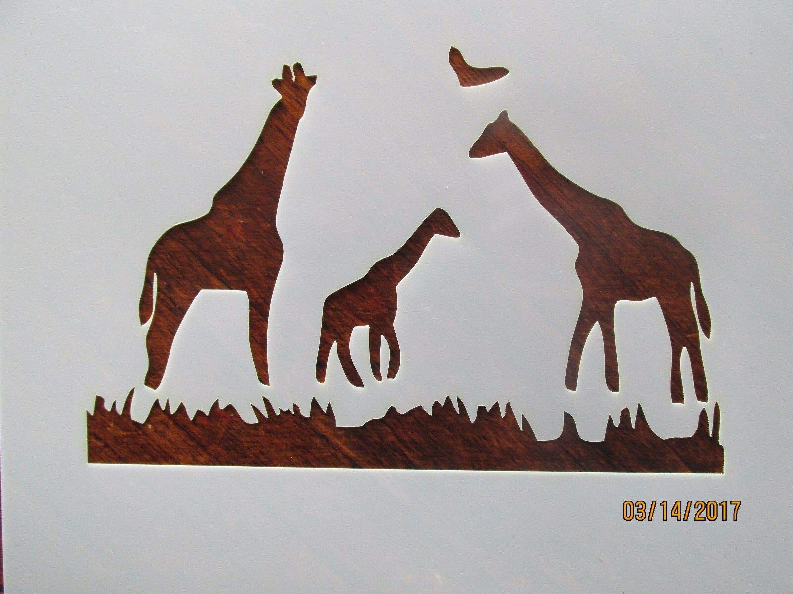 Giraffe Stencil For Wall
