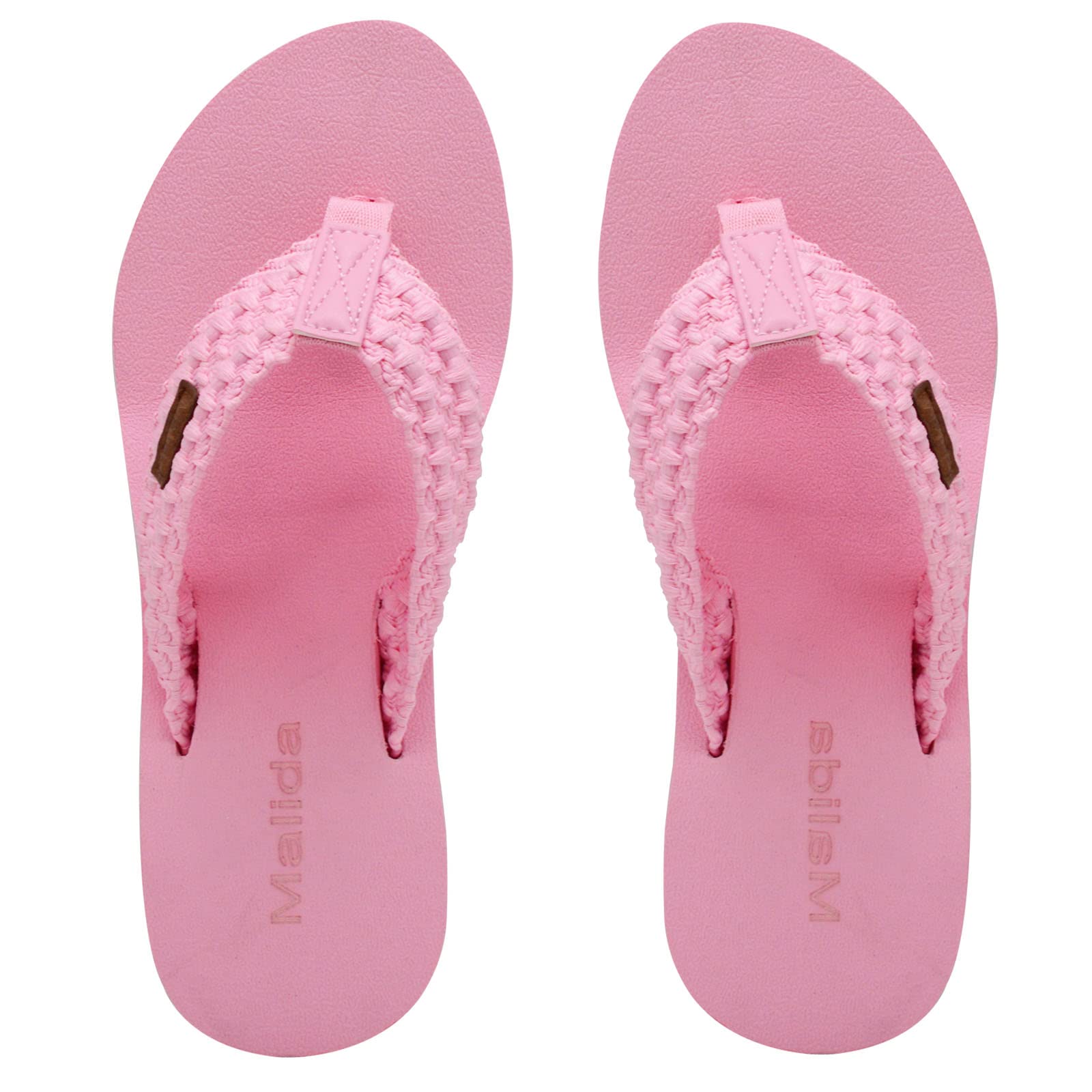 Snapklik.com : MALIDA Womens Wedge Arch Support Flip Flops Cushion Soft ...