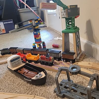 Buy Fisher-Price Thomas & Friends Wooden Railway Brendam Docks Wood ...