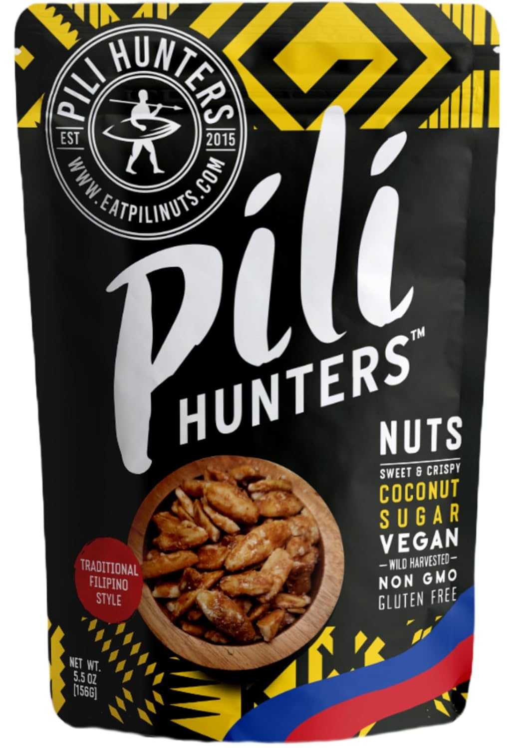 Amazon.com : Pili Hunters - Pinoy Style with Crispy Coconut Sugar Pili ...