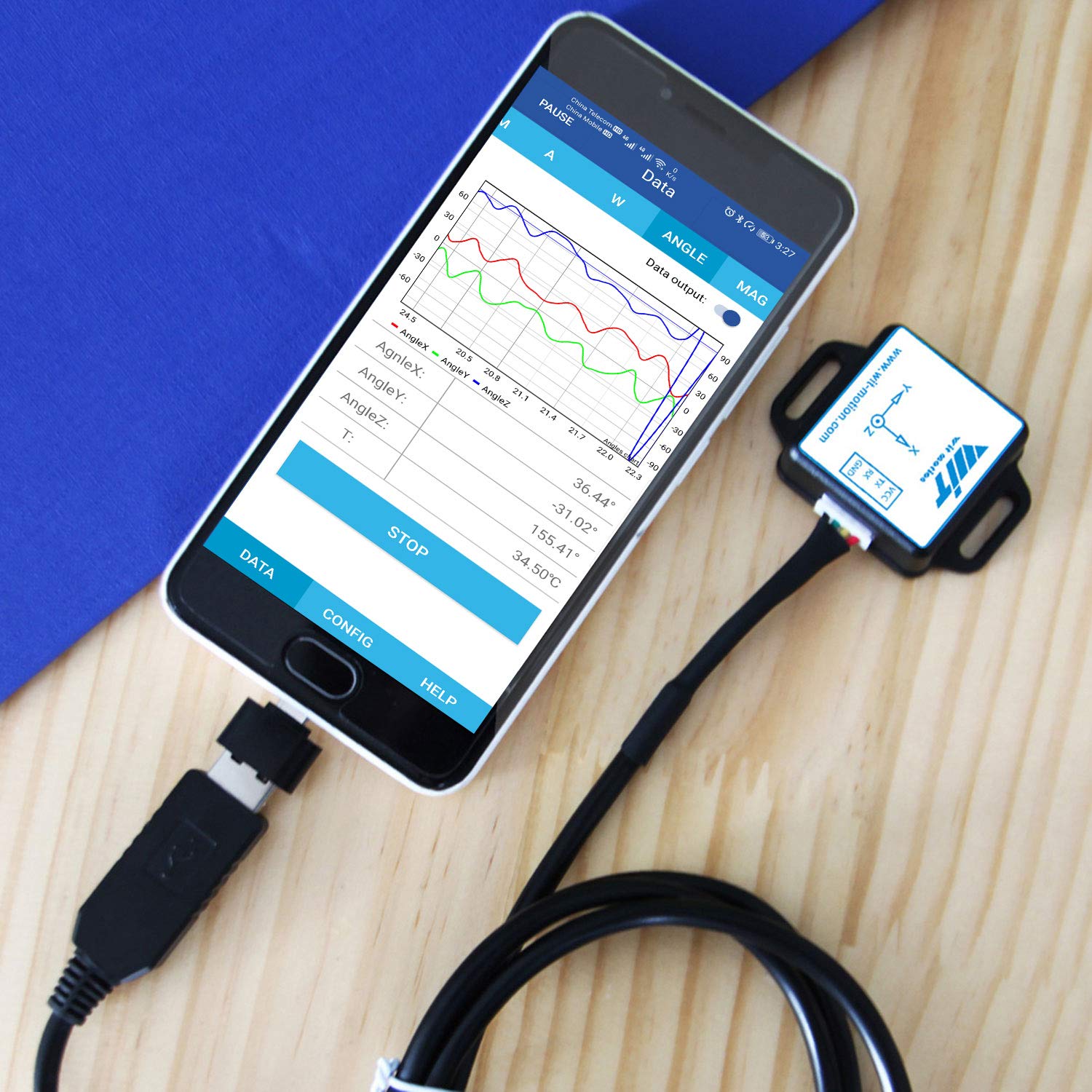 【WT901C-TTL 9-Axis Vibration Inclinometer】High-Performance Acceleration ...