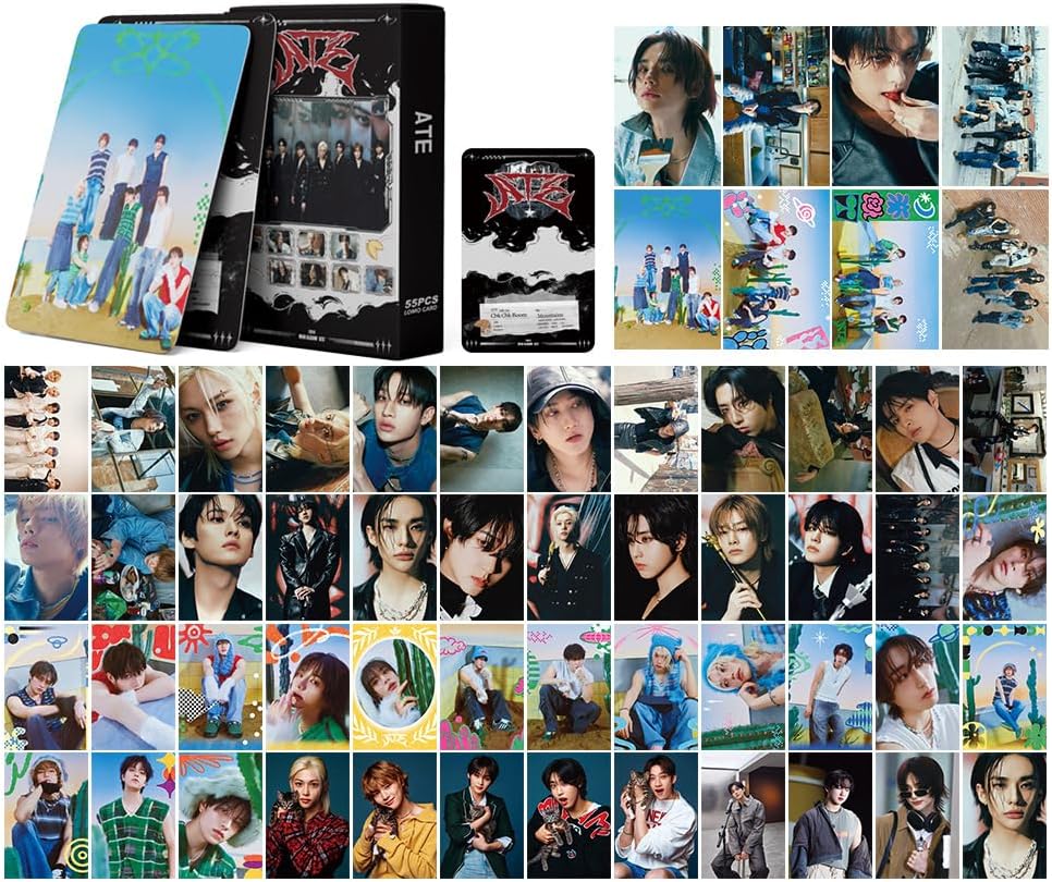iFii 55pcs Stray Kids Photo Cards SKZ Cards 6x9 cm, Premium STRAYKIDS ...