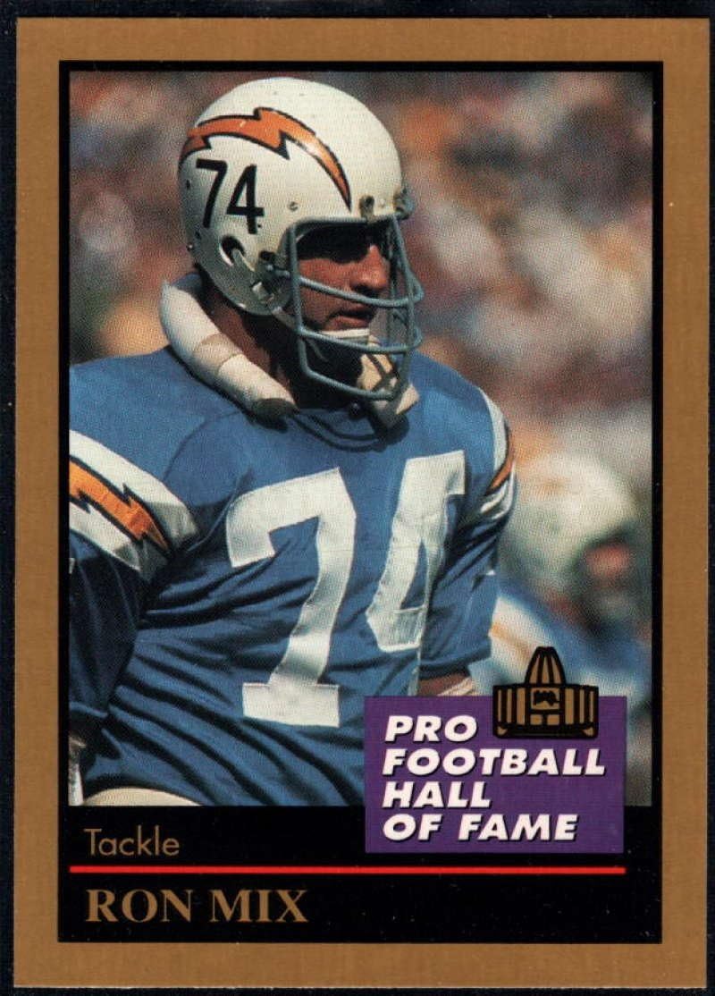 Amazon.com: Football NFL 1991 ENOR Pro Football HOF #101 Ron Mix NM-MT ...