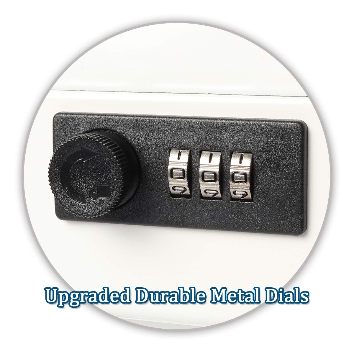 Snapklik.com : Jssmst Large Locking Cash Box