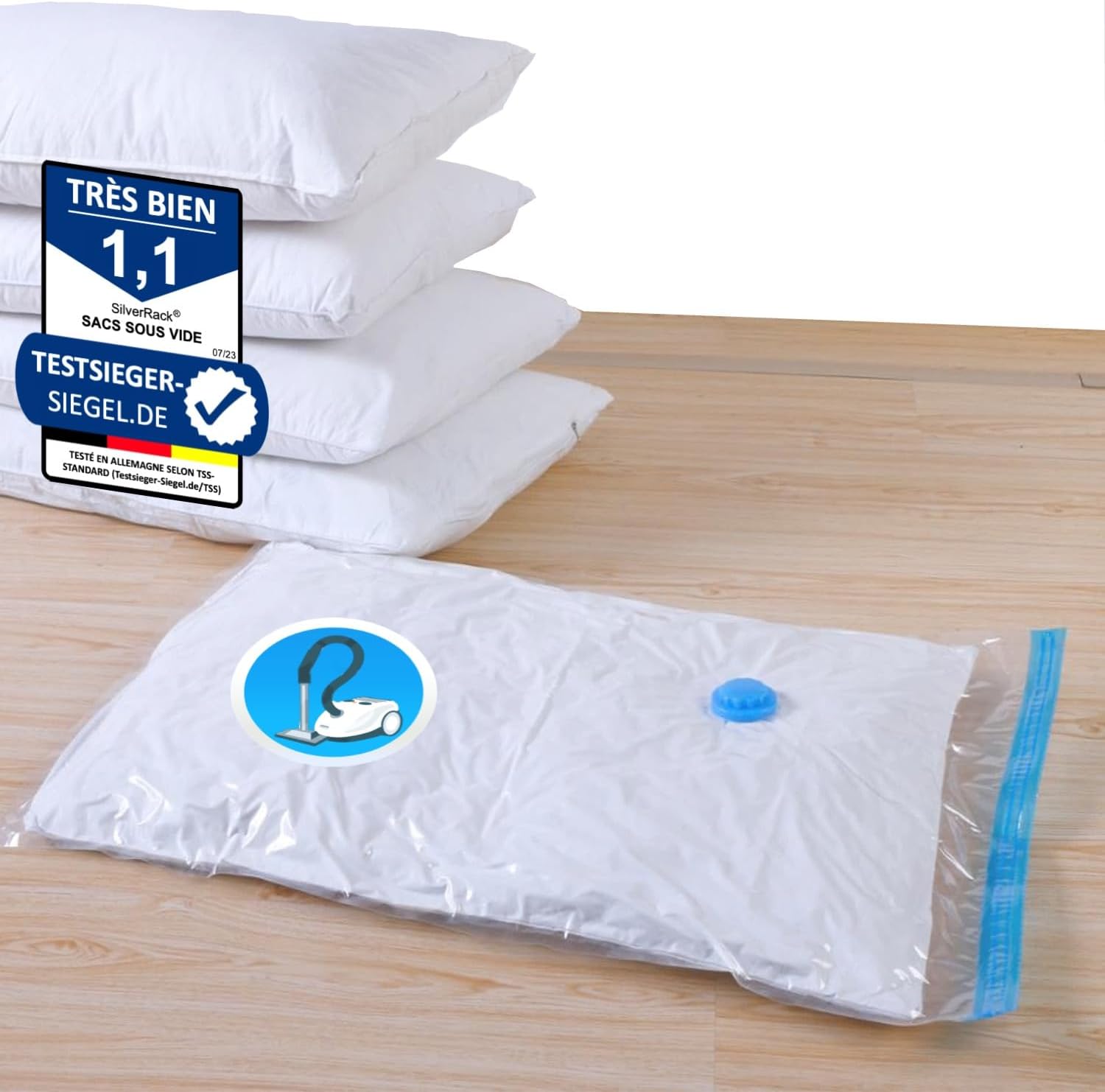 SilverRack Sacs de Rangement sous Vide [6 Pièces] de Taille (40x60 cm ...