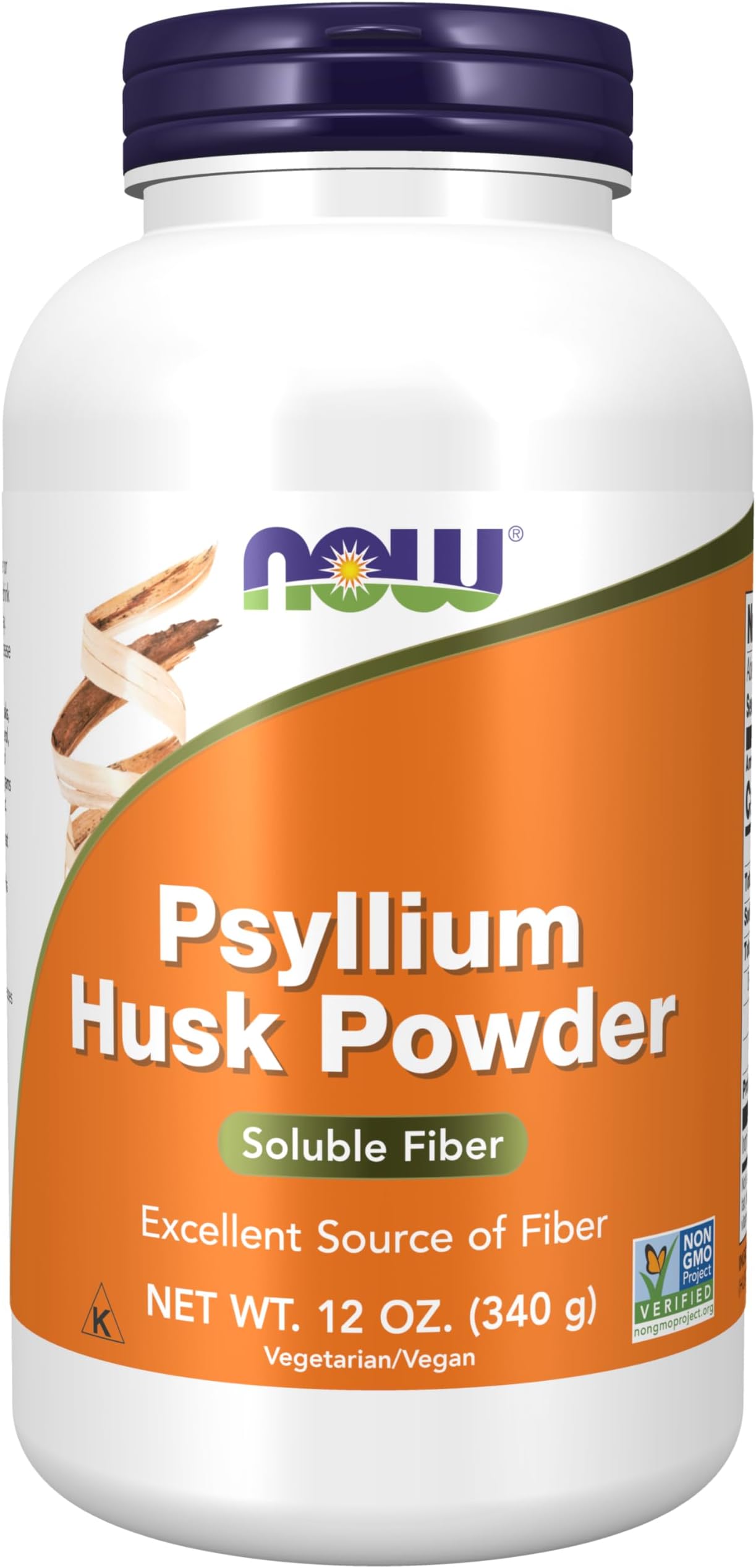 Amazon.com : NOW Psyllium Husk Powder,24-Ounce : Dietary Fiber ...