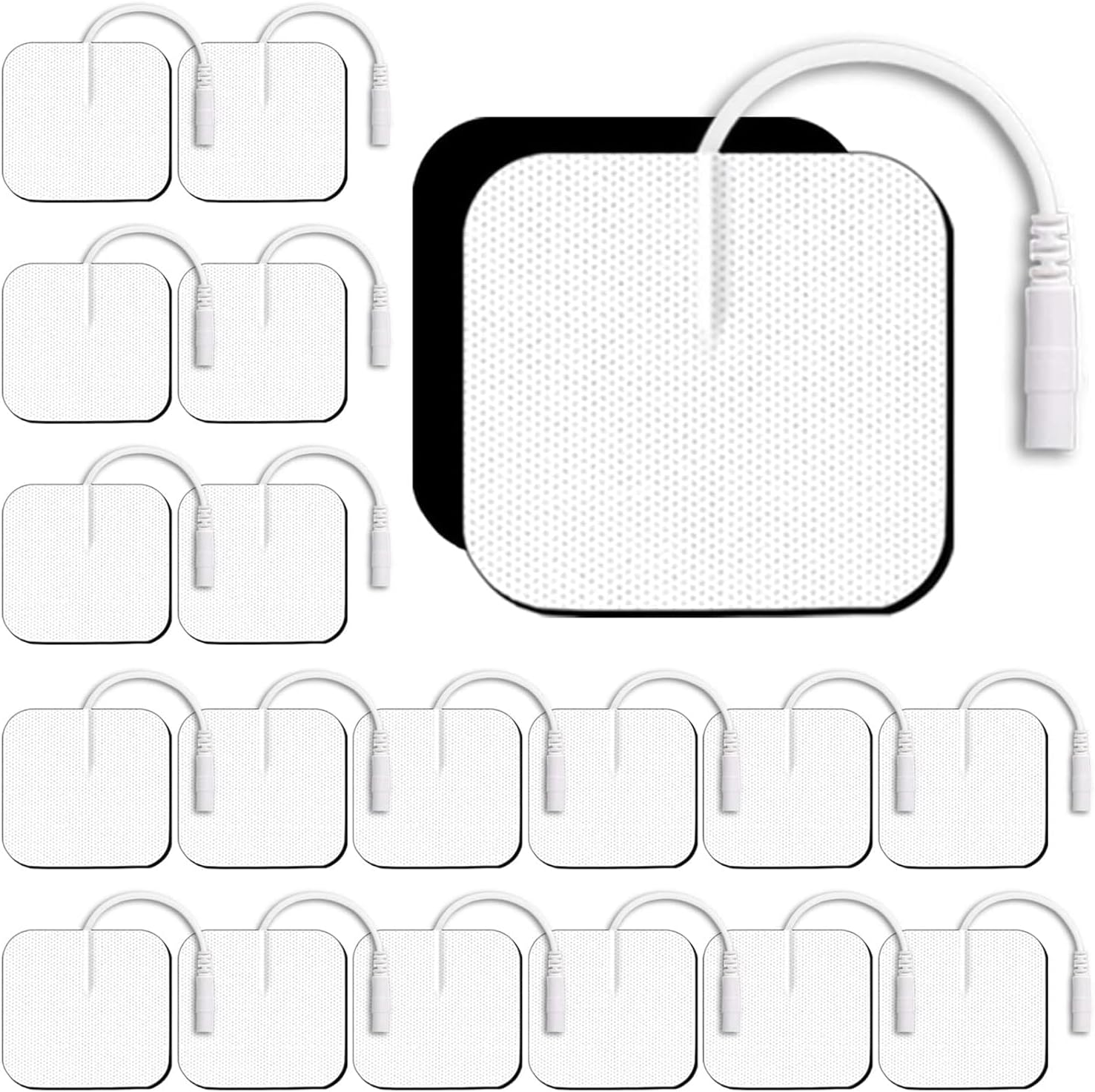 TENS Unit Electrodes Pads, 20 Pcs Adhesive Electrodes, Replacement ...