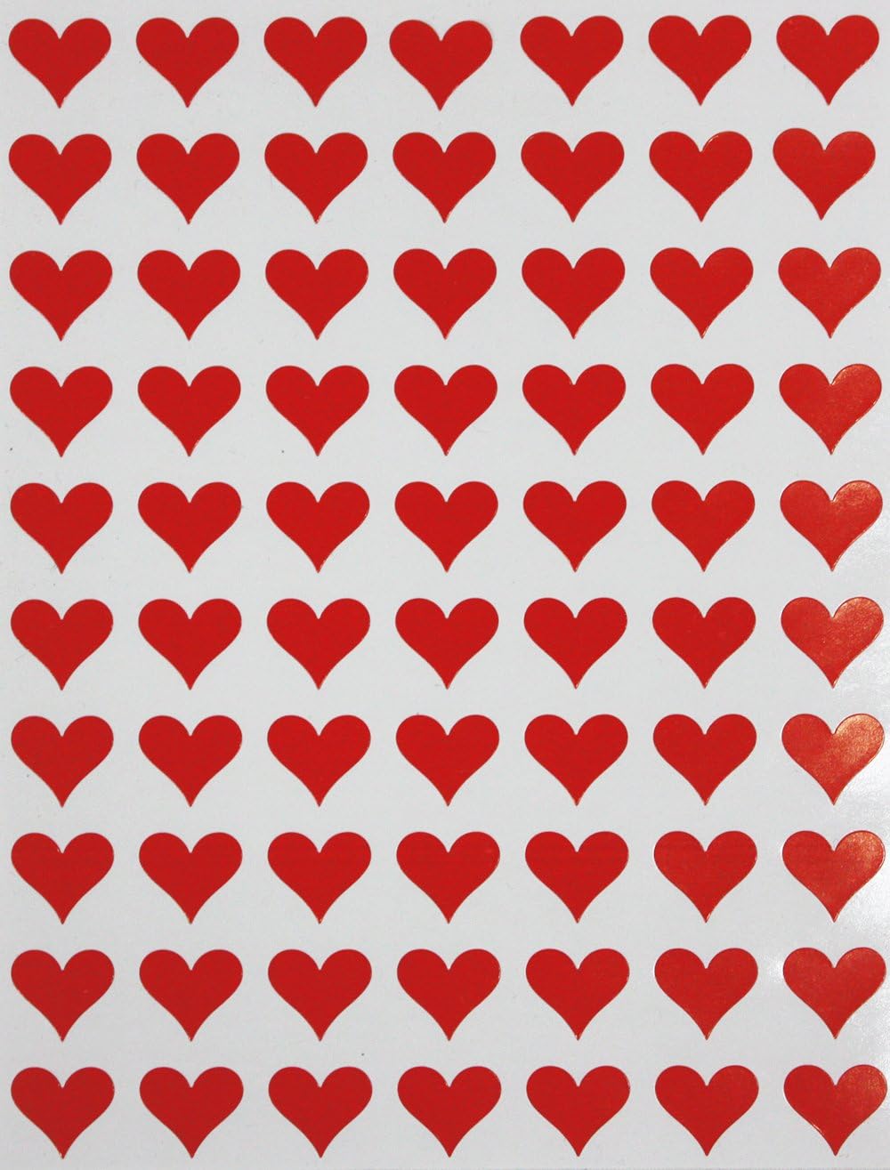 Amazon.com: 1410 Pcs Red Heart Stickers, Small Heart Stickers Self ...