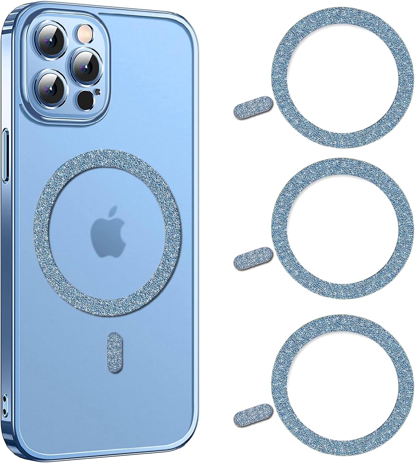 Amazon.com: COJOC for MagSafe Ring Stickers, Glitter Universal Magnetic ...