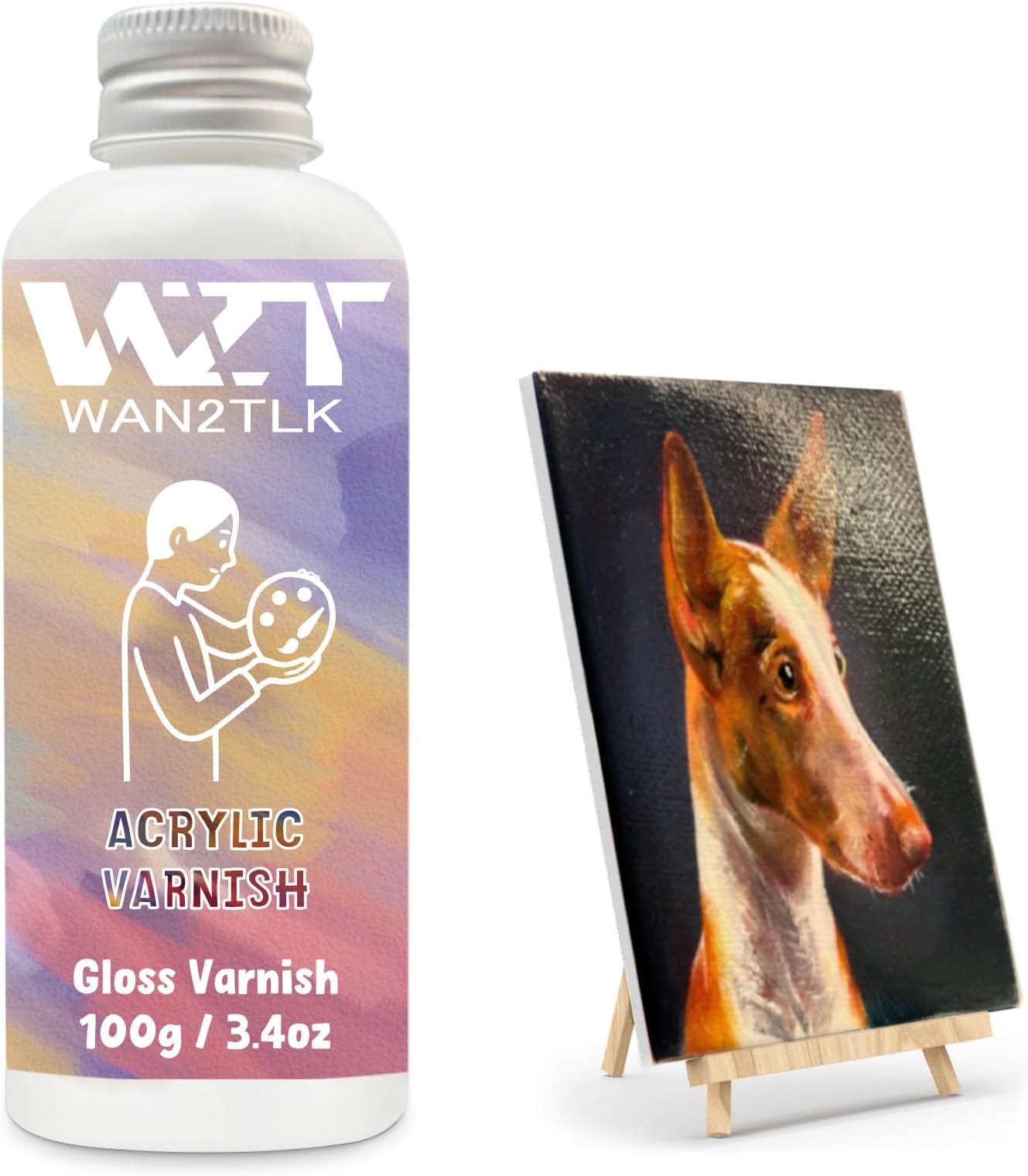 GRANOTONE Acrylic Artist's Varnish | Non-Yellowing | Non-Toxic | Anti ...