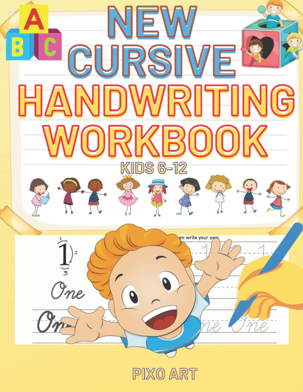 Buy New Cursive Handwriting Workbook for Kids 6-12: Tracing and ...
