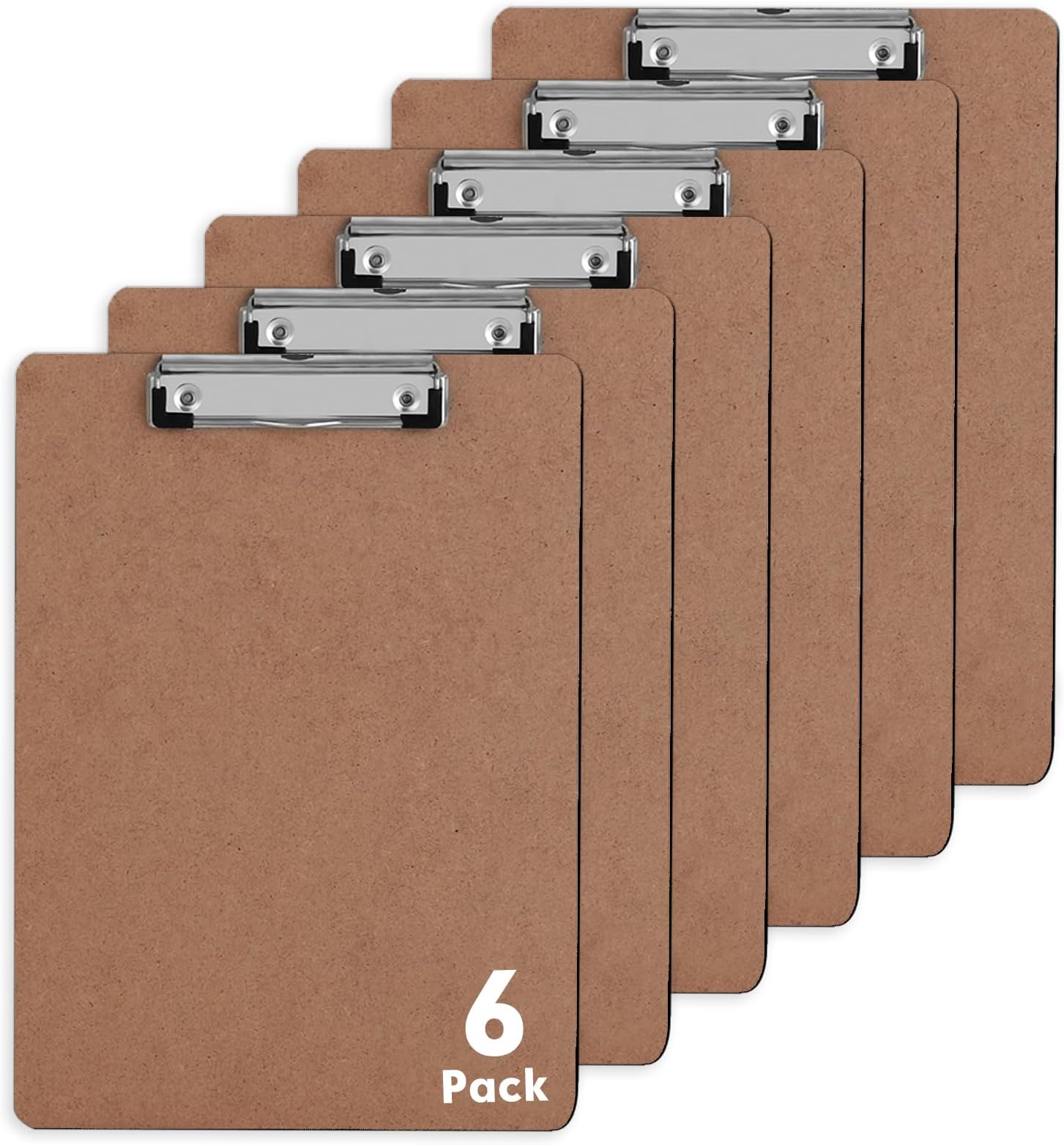 Amazon.com : Letter Size Clipboard Standard Clip 9'' x 12.5'' Hardboard ...