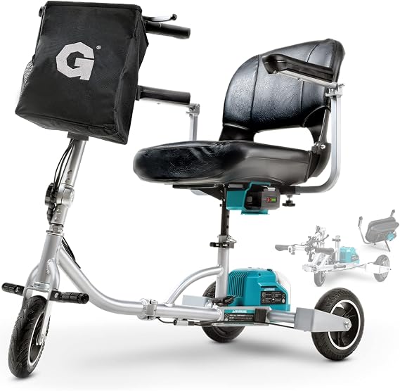Amazon.com: G 3 Wheel Folding Mobility Scooter Basic - Electric Powered ...