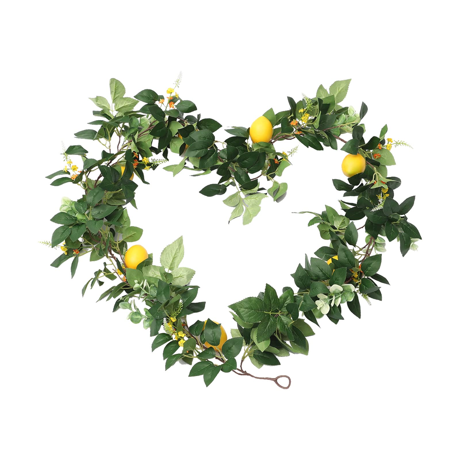 Amazon.com: 73 Inch Artificial Lemon Greenery Garlands Faux Spring ...