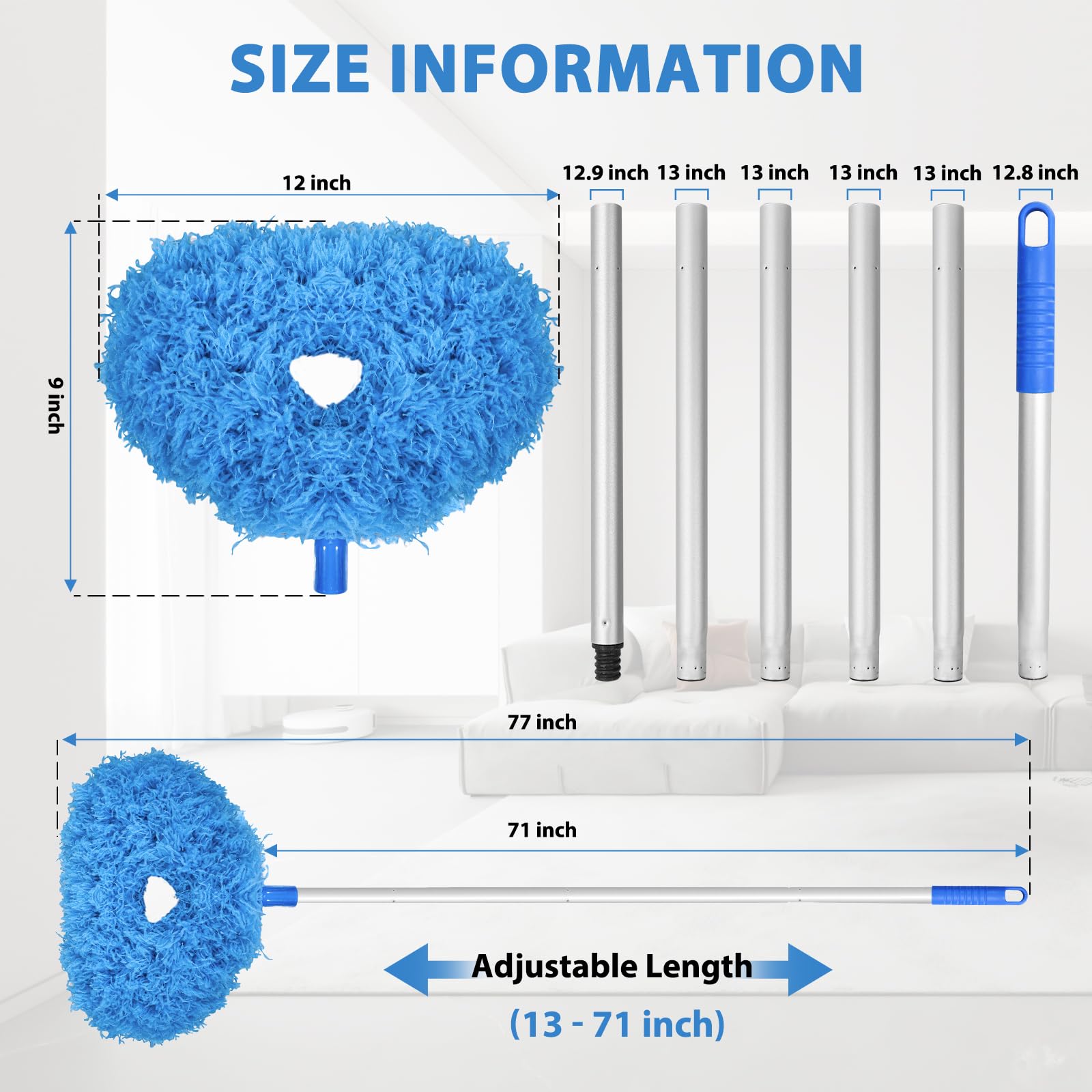 Snapklik.com : Ceiling Fan Cleaner Duster High Ceiling Extended Fan ...