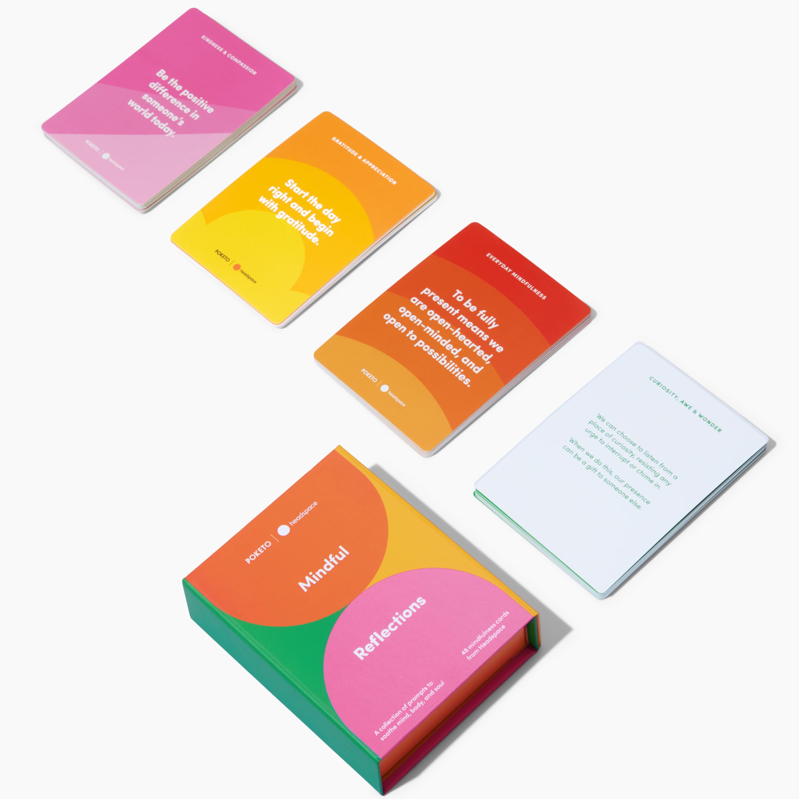 Amazon.com: Headspace x Poketo Mindfulness Cards - 48 Cards for Postive ...