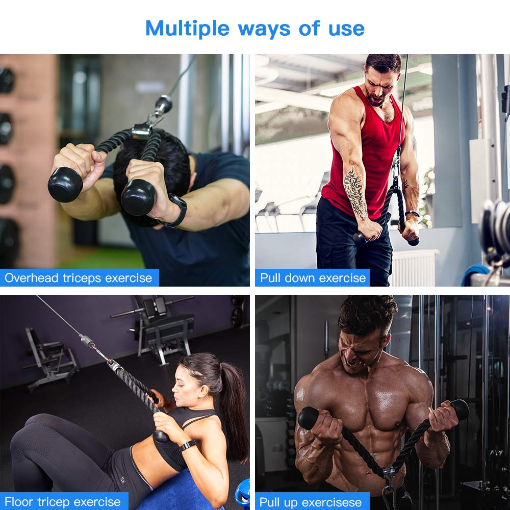 Buy Riiai DIY Pulley Cable Machine Attachment System, Fitness Cable ...