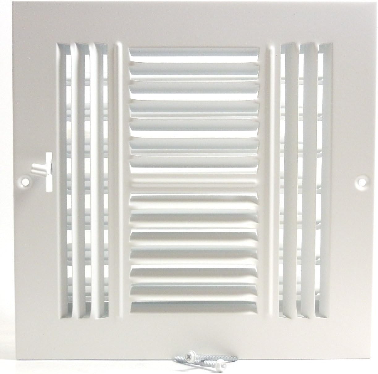 HVAC Premium 8 x 8 (in) HVAC Vent Cover - 3 WAY SUPPLY GRILLE - DUCT ...