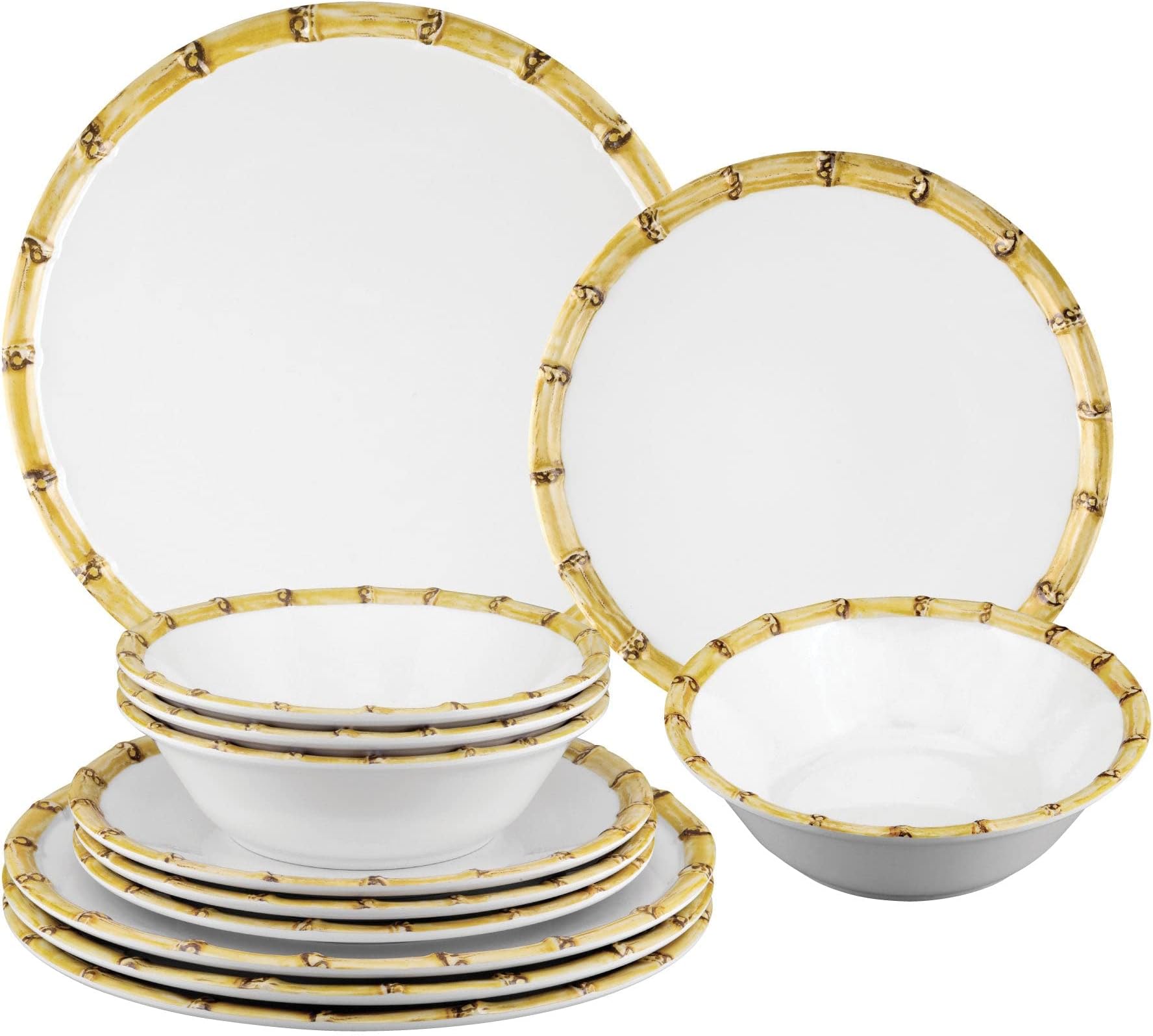 Amazon.com | Supreme Housewares 12-Piece Melamine Dinnerware Set ...