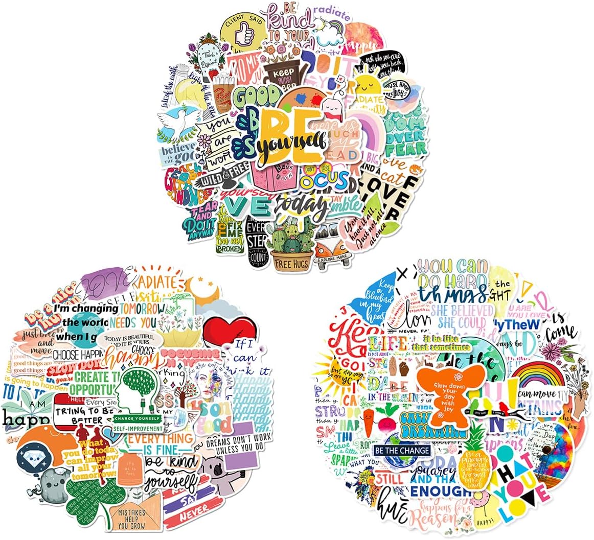 Amazon.com: 300pcs Inspirational Word Stickers, Motivational Stickers ...