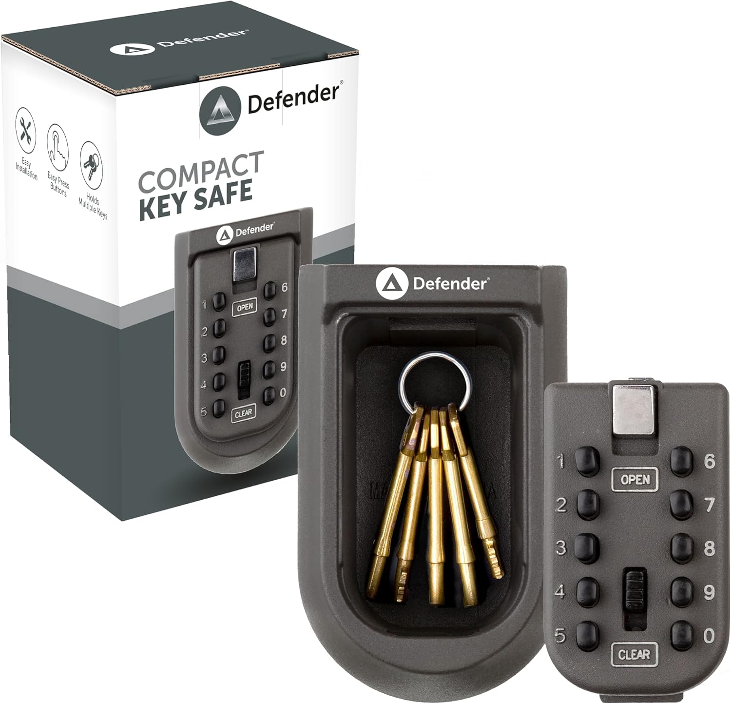 Defender Compact Key Safe - Mini Combination Outdoor - Waterproof ...