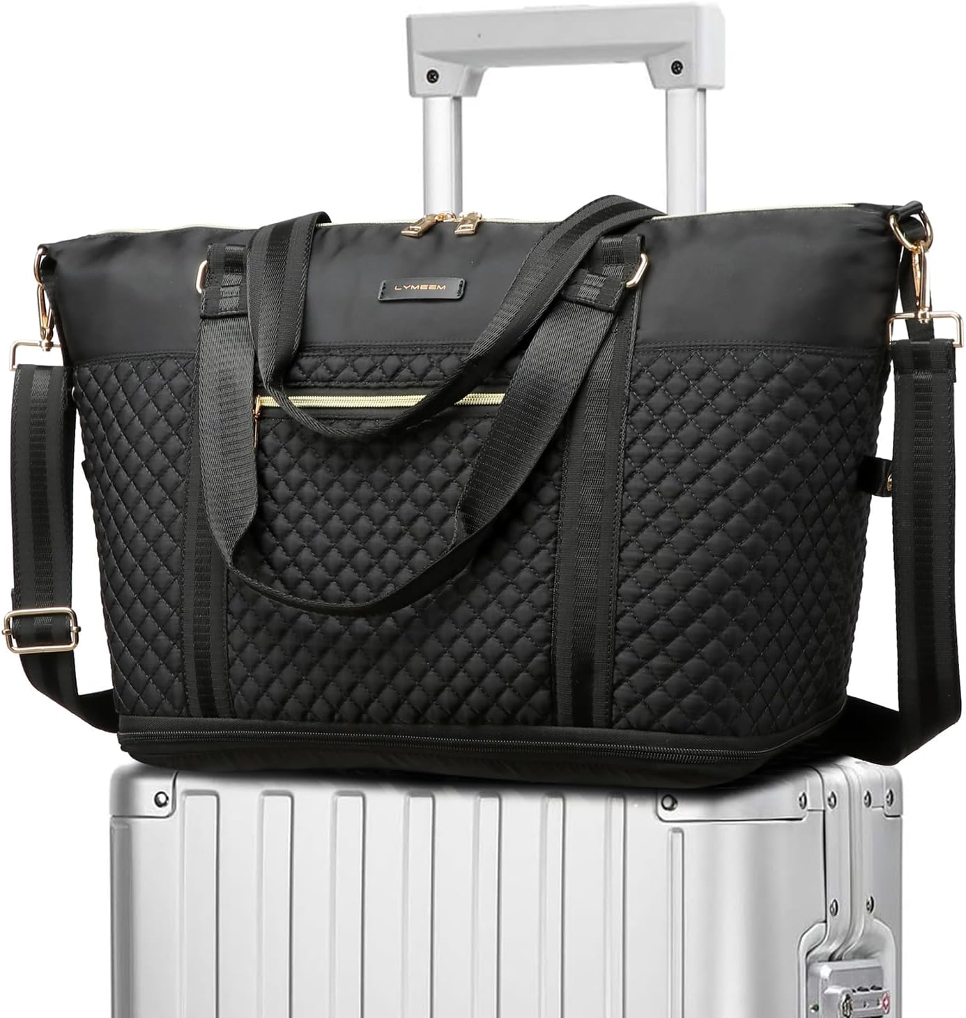 Lyweem Weekender Bags for Women, Travel Duffle Bag Gym Duffel Tote Bag ...