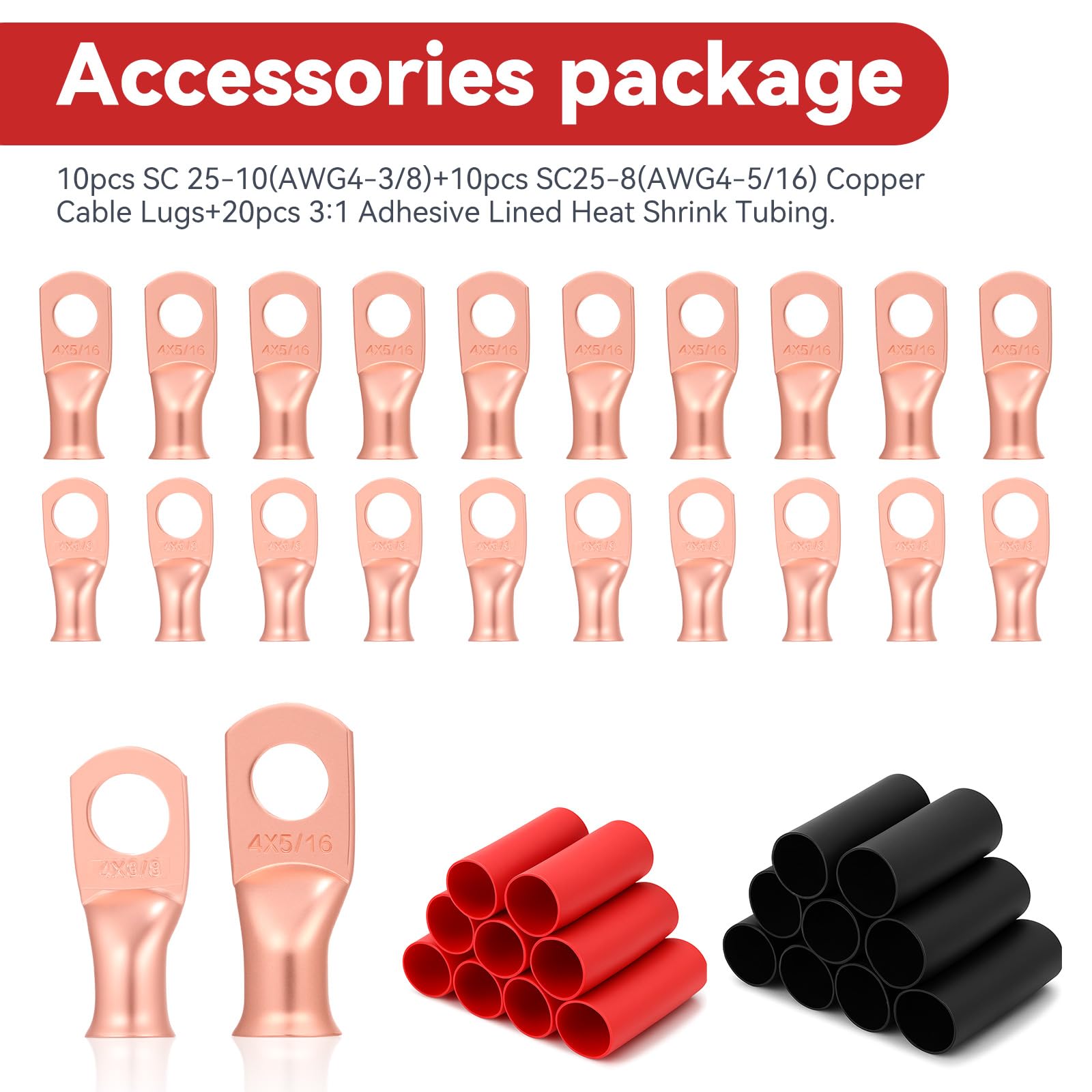 Snapklik.com : TOPSTRONGGEAR 4 Gauge Wire For Automotive Power Ground ...