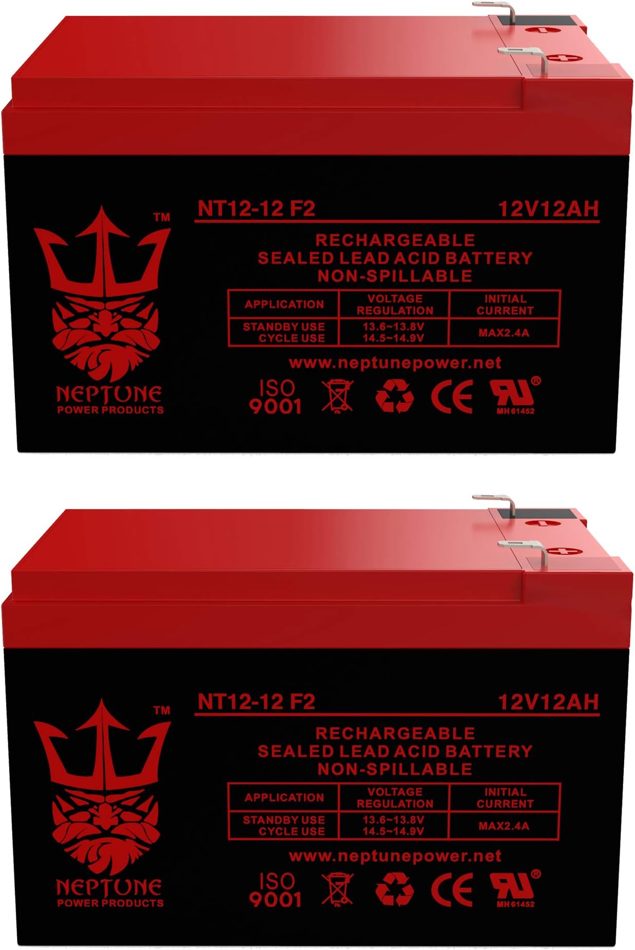 Amazon.com: Neptune Brand NT12120 12V 12Ah Replacement Battery for ...