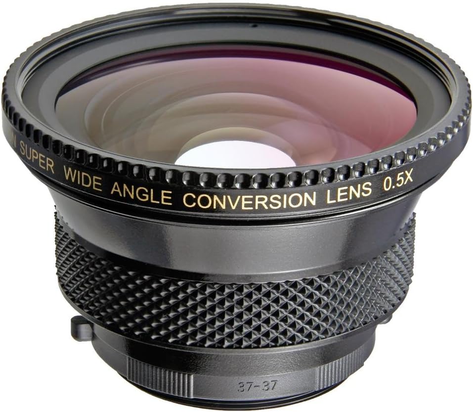 Amazon.com : Raynox HD-5050PRO-LE 0.5x HD Super Wide Angle Lens - Black ...