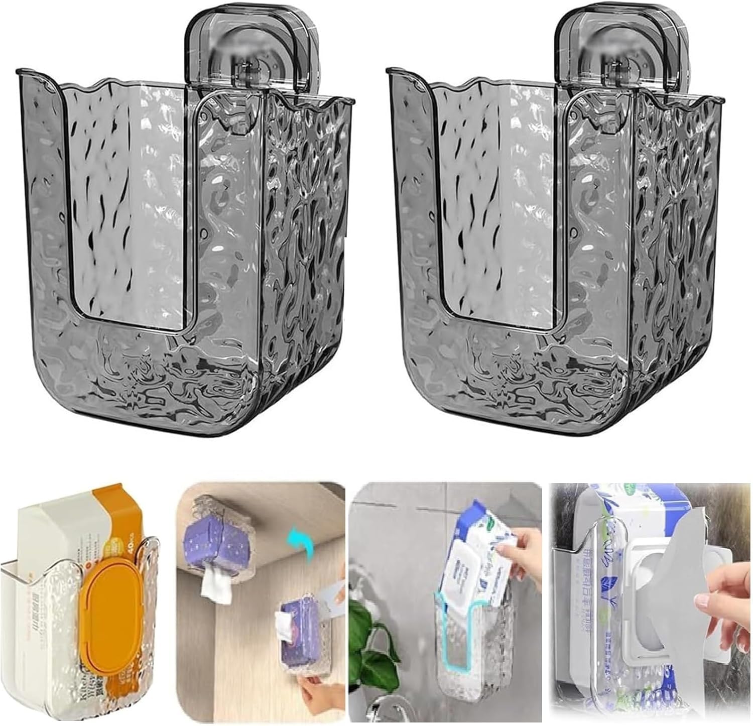 Amazon.com: Kitchen Wipes Storage Box, 2024 New No Punching Wall ...